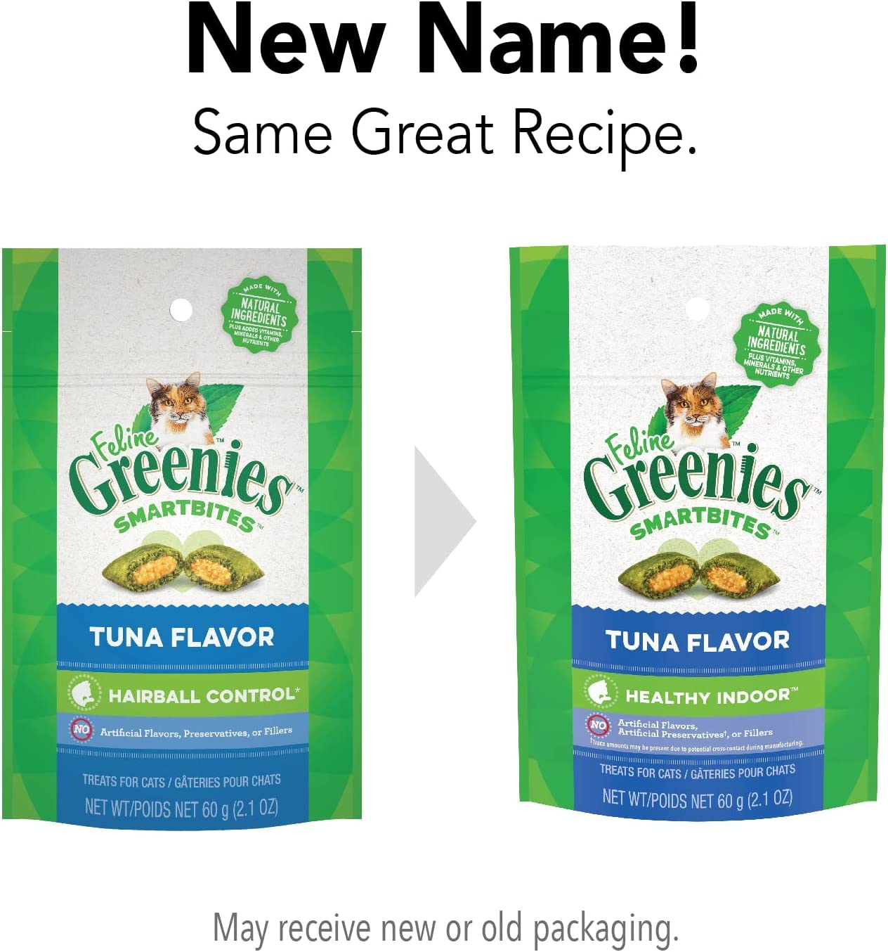 Greenies Smartbite Hairball Tuna Cat Treat