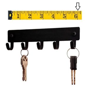 The Metal Peddler Boxer Dog - Key Holder for Wall - Small 6 inch Wide - Made in USA; Home Organization; Foyer, Hallway, Office