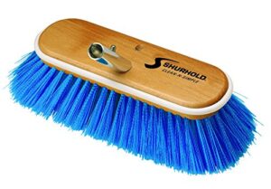 shurhold 975 blue 10" extra soft nylon deck brush