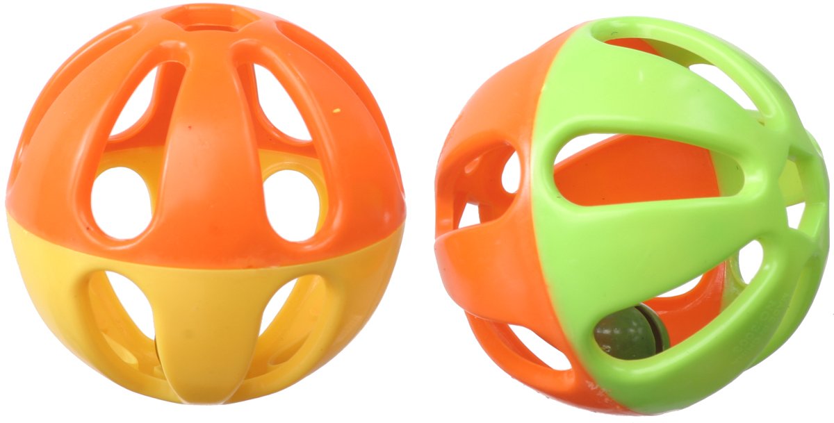 Super Bird Creations Birdie Balls Toy for Birds, 3-Inch, Pack of 4