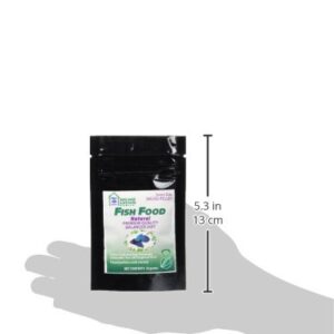 Home Grown Ponics Fish Food # 96050 Natural .5mm -20 Gram Bag