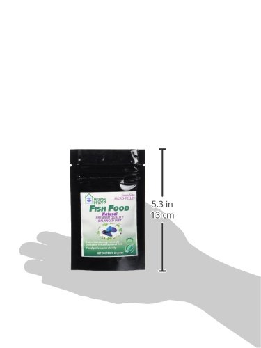 Home Grown Ponics Fish Food # 96050 Natural .5mm -20 Gram Bag