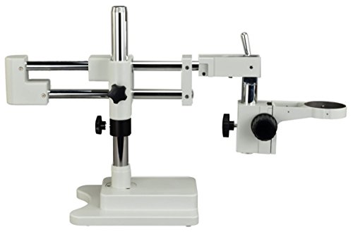 OMAX Dual-bar Boom Stand with Focusing Rack 76mm for Stereo Microscopes A602