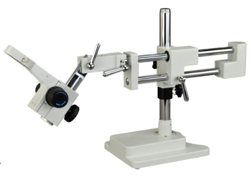 OMAX Dual-bar Boom Stand with Focusing Rack 76mm for Stereo Microscopes A602