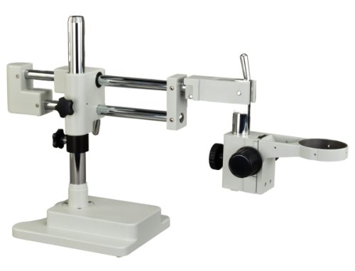 OMAX Dual-bar Boom Stand with Focusing Rack 76mm for Stereo Microscopes A602