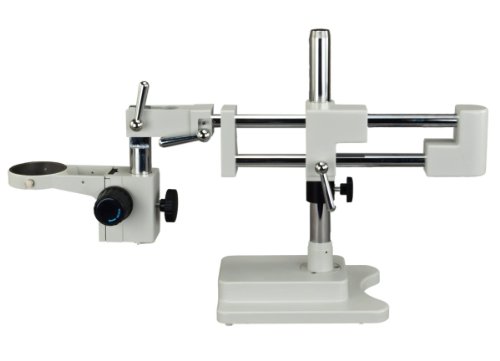 OMAX Dual-bar Boom Stand with Focusing Rack 76mm for Stereo Microscopes A602