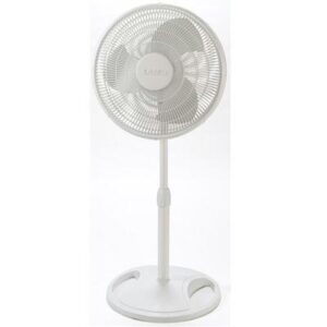 lasko 16" oscillating stand fan 3-speed (white) 18.500000in. x 23.000000in. x 5.000000in.