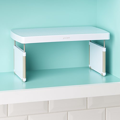 YouCopia StoreMore Height Expandable Kitchen Shelf Organizer, 13-Inches, White