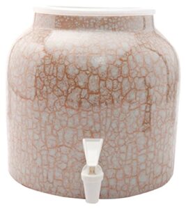 bluewave lifestyle gold bluewave marble design beverage dispenser crock