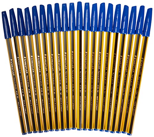 STAEDTLER 43403 Ballpoint Pen-Blue(set of 20)