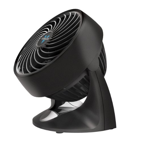 Vornado 133 Small Room Air Circulator Fan, 2 Speeds, Adjustable Head, Table Fan for Desk, Nightstand, Black