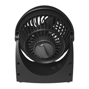 Vornado 133 Small Room Air Circulator Fan, 2 Speeds, Adjustable Head, Table Fan for Desk, Nightstand, Black