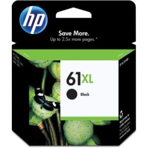 hp #61xl deskjet 3050 / 3000 / 2050 / 2000 / 1050 / 1000 black inkjet cartridge, part # ch563wn