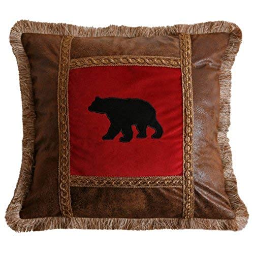 Carstens Applique Bear Pillow