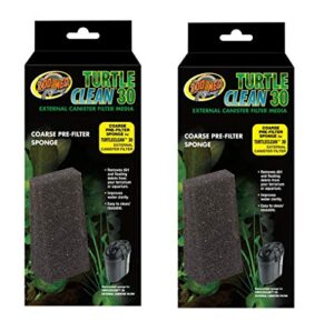 (2 pack) zoo med 511 mechanical filter sponges - coarse