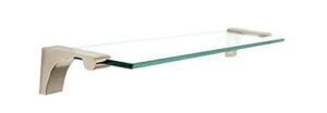 alno luna glass shelf size: 18", finish: polished nickel