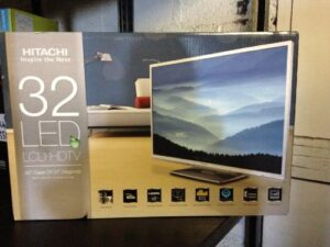 32" hitachi ultrathin 720p 60hz led tv le32s406