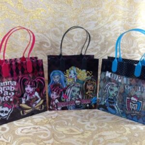 24pc Monster High Treat Bags Loot Bags Party Favors Goodie Bag Gothic Candy Bags