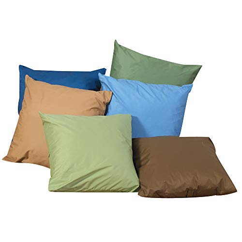 Children's Factory 12" Cozy Pillows for Kids, Lt. Woodland Set-6, CF650-543, Flexible Seating Classroom Pillows, Preschool, Daycare or Playroom Décor