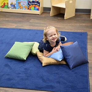 Children's Factory 12" Cozy Pillows for Kids, Lt. Woodland Set-6, CF650-543, Flexible Seating Classroom Pillows, Preschool, Daycare or Playroom Décor