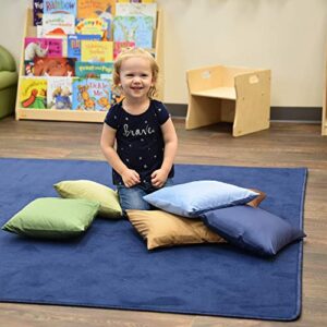 Children's Factory 12" Cozy Pillows for Kids, Lt. Woodland Set-6, CF650-543, Flexible Seating Classroom Pillows, Preschool, Daycare or Playroom Décor