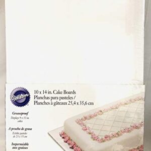 Wilton 10" x 14" Cake Boards, 5 Pack White