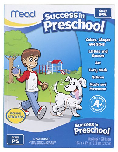 Mead Success In Preschool Workbook, Grades Pre-K (48108), White