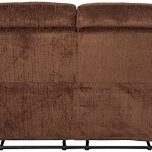 Coaster Home Furnishings Gordon Motion Loveseat Chocolate, 62"W x 37"D x 40"H (601462)