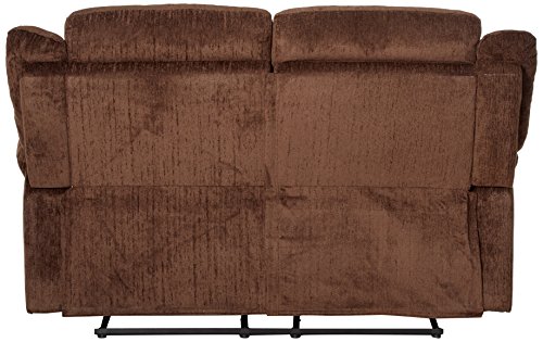 Coaster Home Furnishings Gordon Motion Loveseat Chocolate, 62"W x 37"D x 40"H (601462)