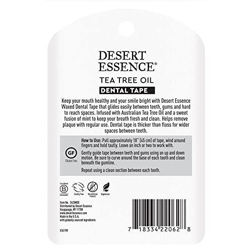 Desert Essence Tea Tree Dental Tape(3pk) - 30 yds