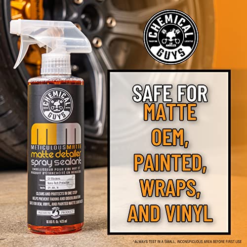 Chemical Guys SPI_995_16 Meticulous Matte Detailer and Spray Sealant, 16 oz, Orange