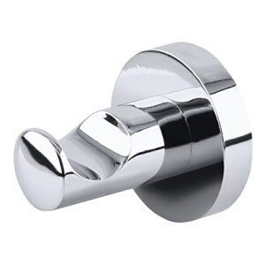 deltana bbn2009-26 single robe hook; bbn series; bright chrome finish