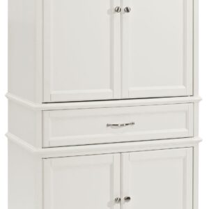 Crosley Furniture Parsons Pantry Cabinet, White