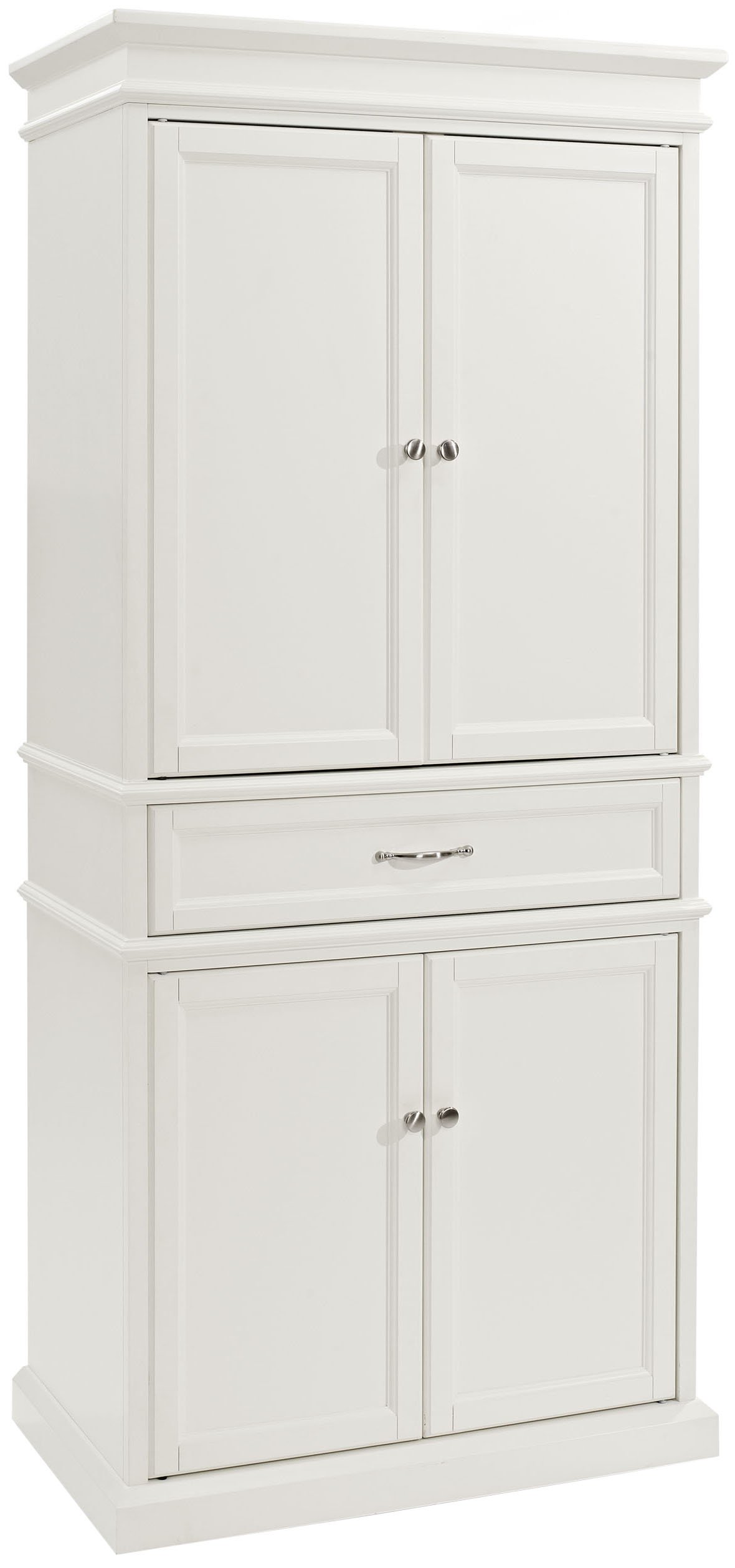 Crosley Furniture Parsons Pantry Cabinet, White