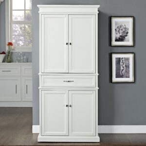 Crosley Furniture Parsons Pantry Cabinet, White