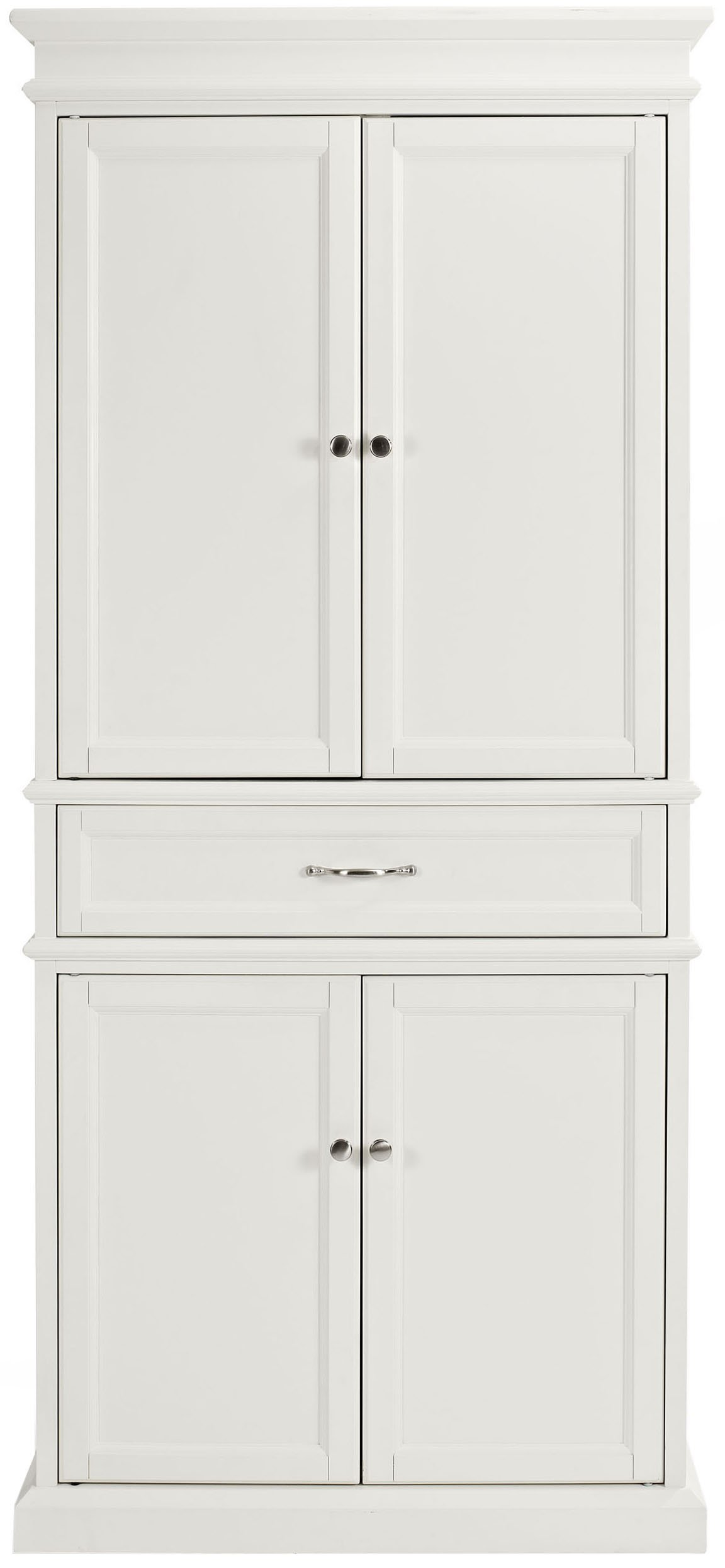 Crosley Furniture Parsons Pantry Cabinet, White