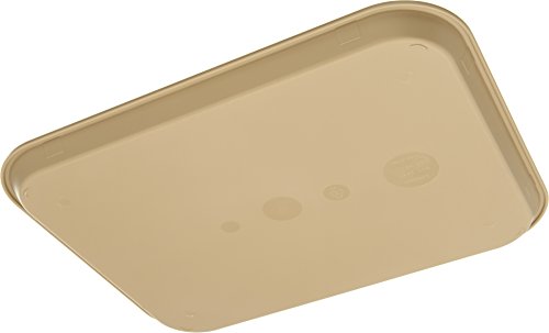 Carlisle FoodService Products Cafe Plastic Fast Food Tray, 14" x 18", Beige