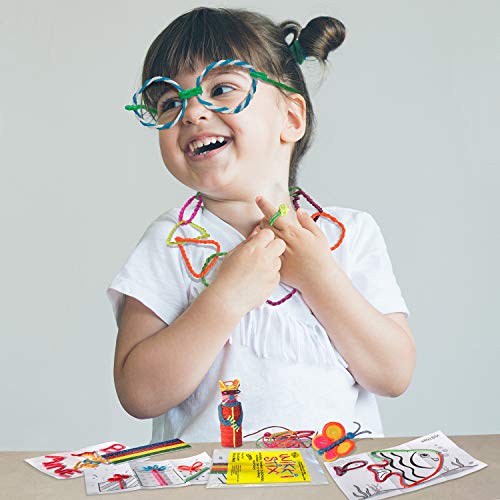 Party Favor Paks, Contains 15 Premium paks, 36 months to 1236 months, Each with 12 Wikki Stix and Activity Sheet, Made in The USA!