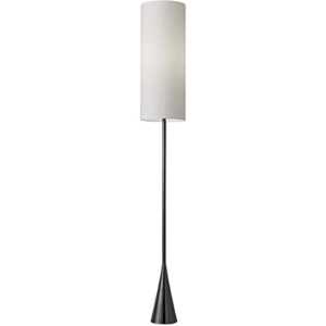 bella black nickel metal touch floor lamp