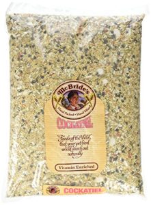 mcbride's cockatiel bird food