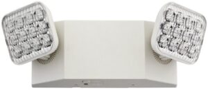 lithonia lighting eu2 led 2-light white led emergency fixture with 90 minute back up