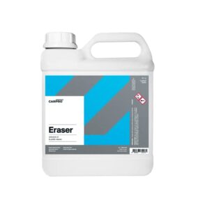 carpro eraser polish & oil remover - ceramic coating prep, complete removal of polishing oils for application of cquartz ceramic coat, anti-static, dust free, no silicone - 4 liter (135oz)