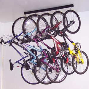 Titan Track Adjustable Overhead Bike Storage Rack (50" length) 50lbs. per hook Plus1 additional hook per track free