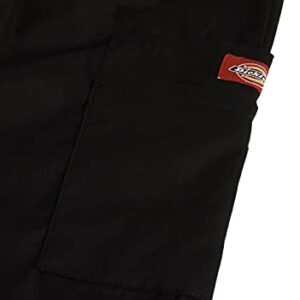 Dickies Women's Signature Elastic Waist Scrubs Pant, Black, Medium