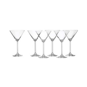 lenox tuscany classics martini glass set, buy 4 get 6, 6 count (pack of 1), clear