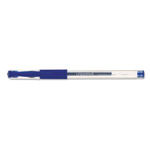 Universal 39511 Roller Ball Stick Gel Pen, Blue Ink, Medium, Dozen