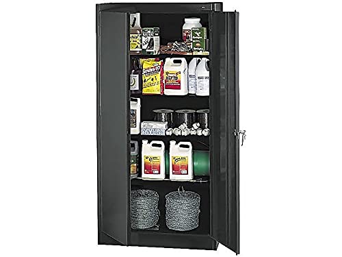 Tennsco 1470Bk 72-Inch High Standard Cabinet, 36W X 18D X 72H, Black