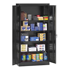 Tennsco 1470Bk 72-Inch High Standard Cabinet, 36W X 18D X 72H, Black