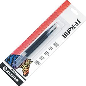 ZEBRA 87022 Jf Refill For Jimnie Gel Rt/Sarasa/Z-Grip Gel Roller Ball, Med, Be, 2/Pack (Zeb87022)