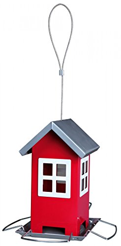 Trixie Bird Feeder Red/Silver 19 × 20 × 19 cm 1 L